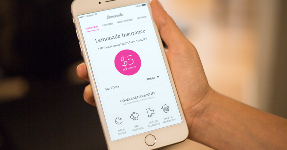 Insurtech Lemonade recebe aporte de US$ 120 milhões